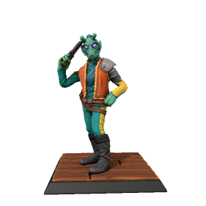 Greedo - made with Hero Forge