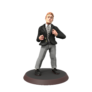 Rick Astley - made with Hero Forge