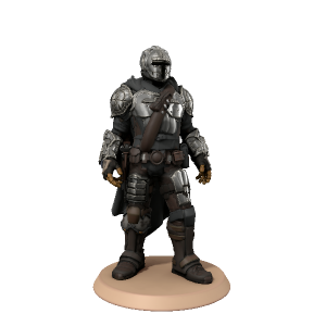 The Mandalorian Din Djarin - made with Hero Forge