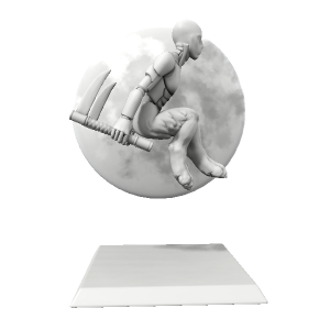 RXPT Moonsickle Beast - made with Hero Forge