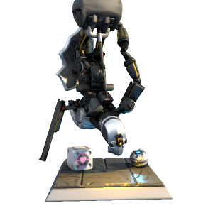 Portal GLaDOS - made with Hero Forge