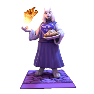 Undertale Toriel - made with Hero Forge