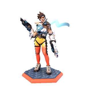 Overwatch Tracer - made with Hero Forge