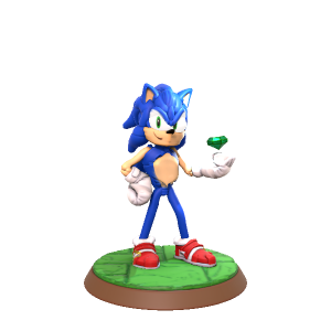 Sonic The Hedgehog - made with Hero Forge