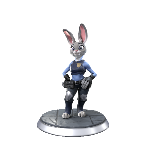 Zootopia Judy Hopps - made with Hero Forge