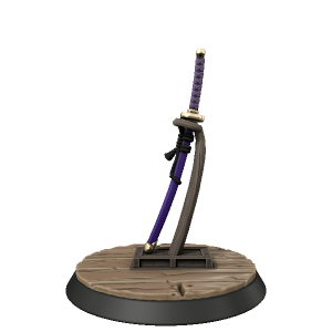 KB28 Katana and Stand - made with Hero Forge