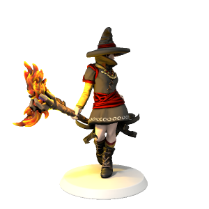 Fire Mage - made with Hero Forge