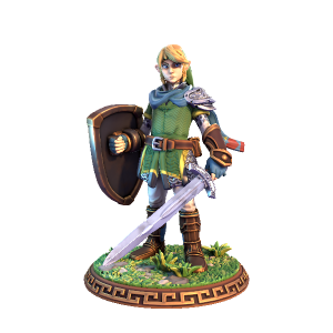 LOZ Hyrule Warriors Link - made with Hero Forge