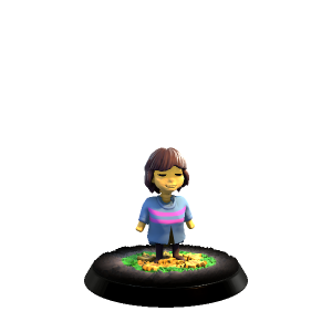 Undertale Frisk - made with Hero Forge