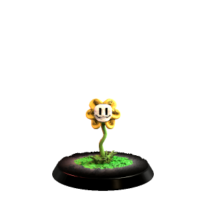 Undertale Flowey - made with Hero Forge