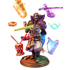 Lord Virgo of Castle Muzika - made with Hero Forge