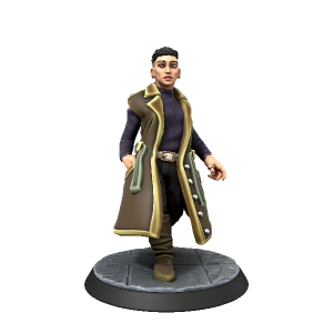 Sleeveless Trench Coat - made with Hero Forge
