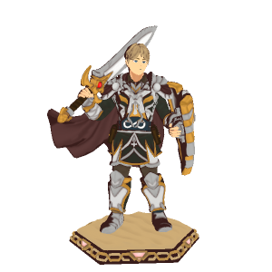 Anime Style Knight - made with Hero Forge