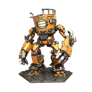 Lin Chang Coyotes Mech - made with Hero Forge