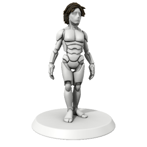 AKR Haystack Hair - made with Hero Forge