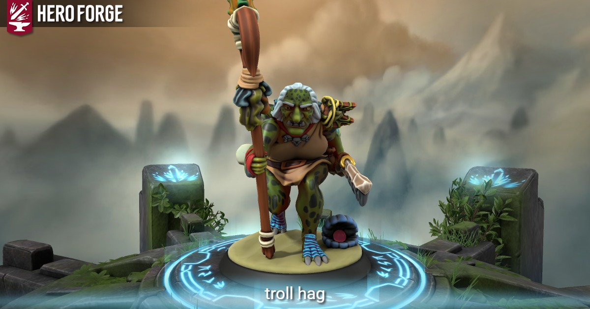 troll hag - made with Hero Forge