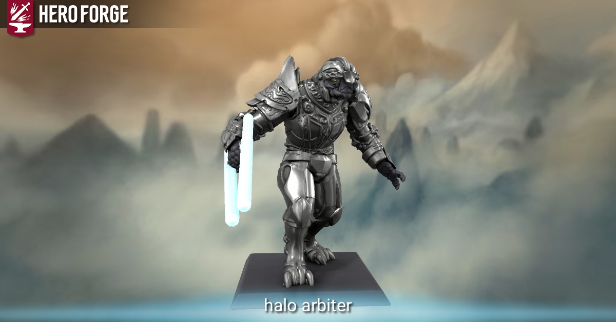 halo arbiter - made with Hero Forge