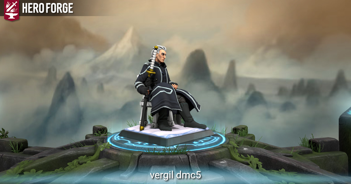 vergil dmc5 - made with Hero Forge