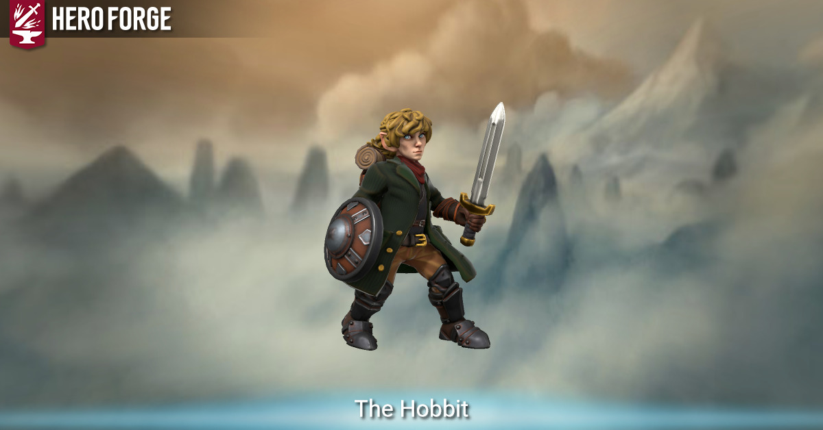 The Hobbit - made with Hero Forge