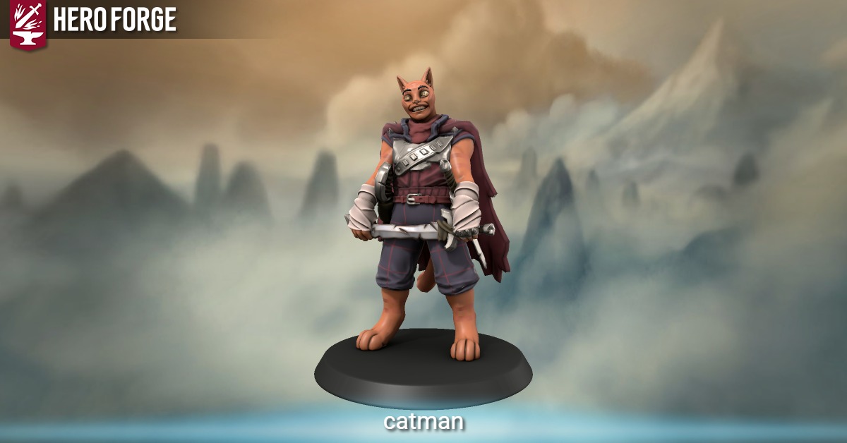 catman - made with Hero Forge
