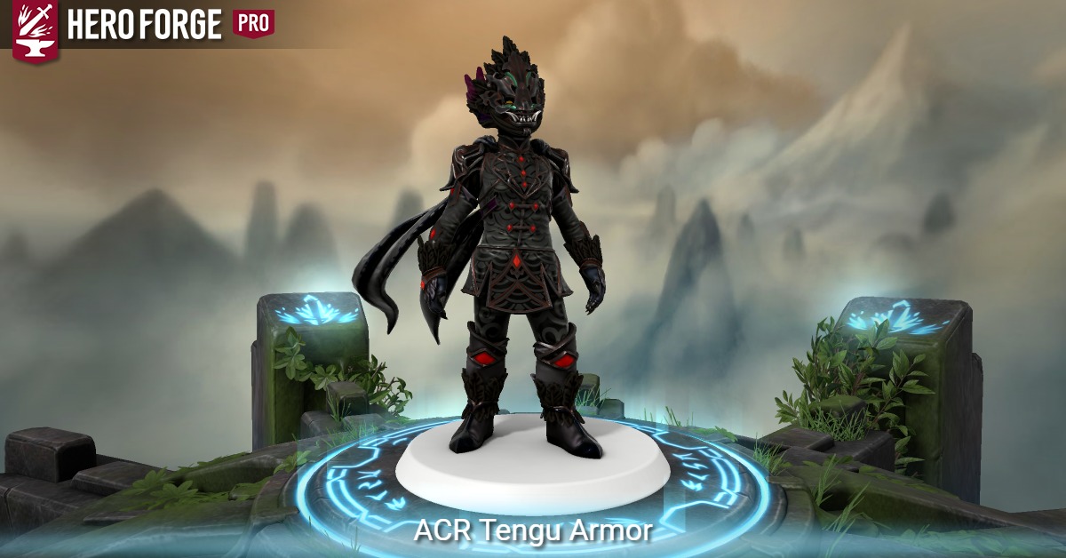 ACR Tengu Armor - made with Hero Forge