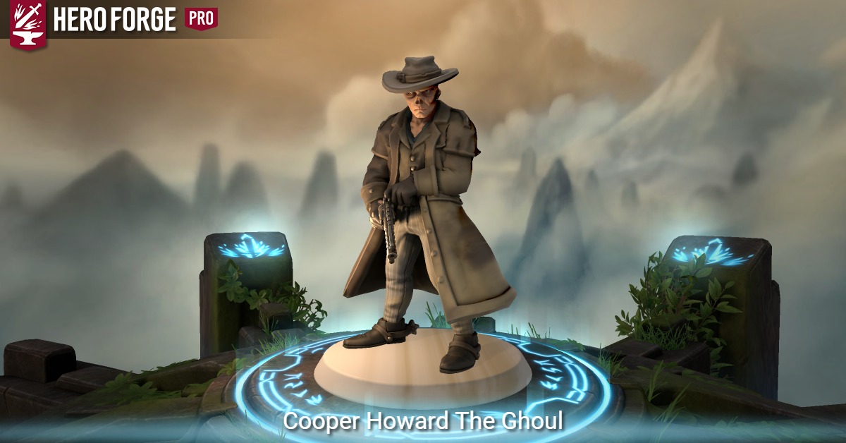 Cooper Howard The Ghoul - made with Hero Forge