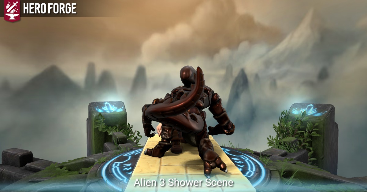 Alien 3 Shower Scene - made with Hero Forge