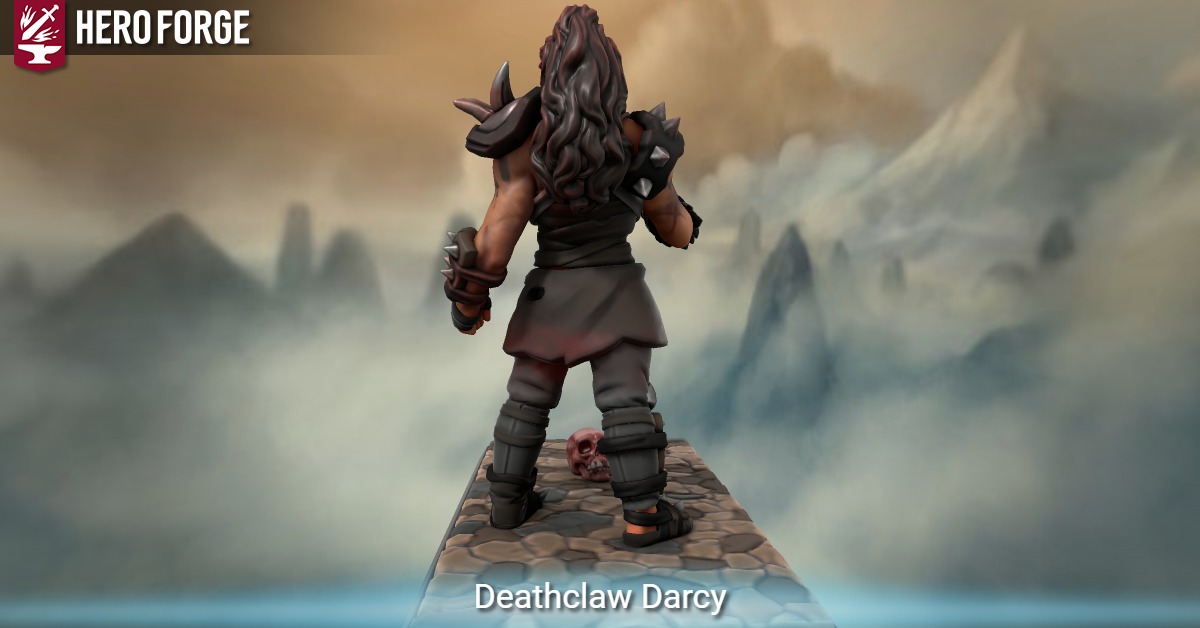 Deathclaw Darcy - made with Hero Forge