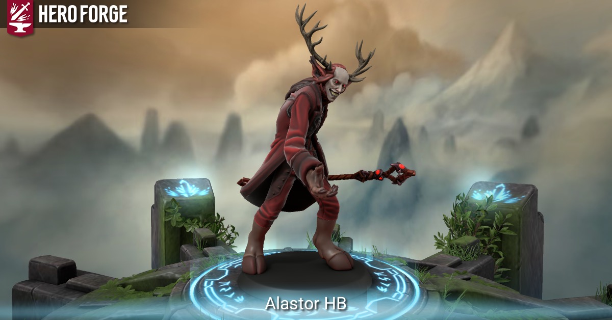 Alastor HB - made with Hero Forge