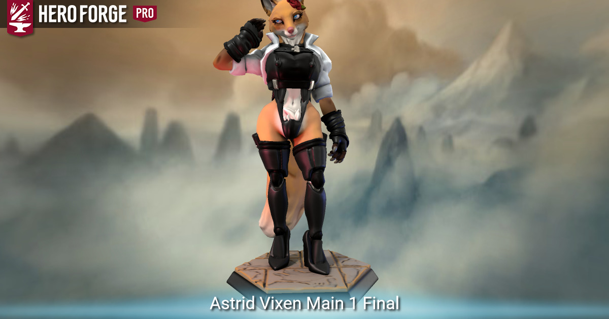 Astrid Vixen Main 1 Final - made with Hero Forge