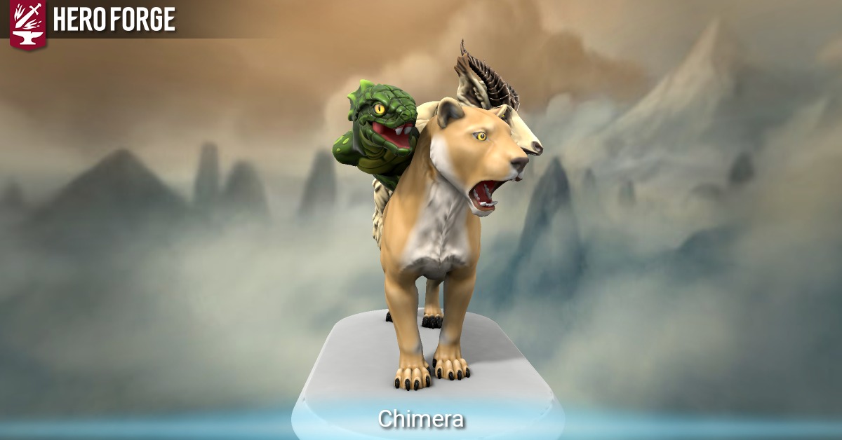 Chimera - made with Hero Forge