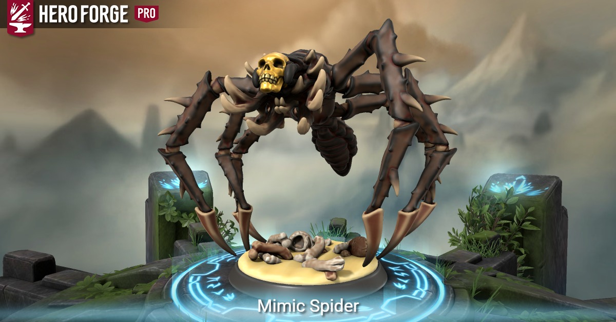 Mimic Spider - made with Hero Forge