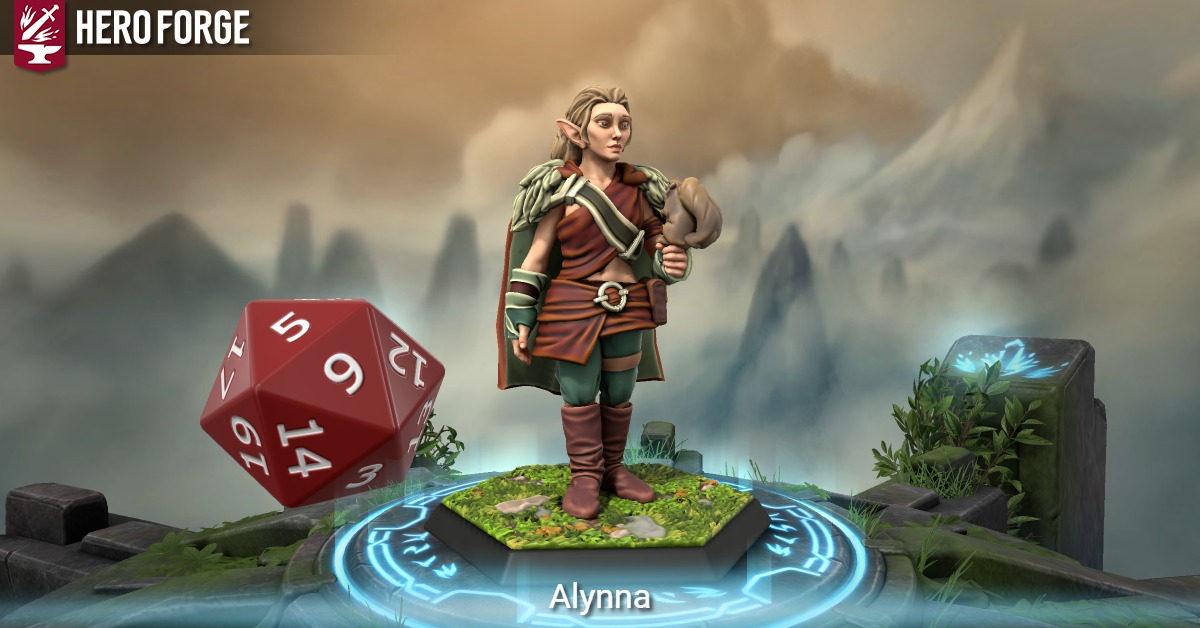 Alynna - made with Hero Forge