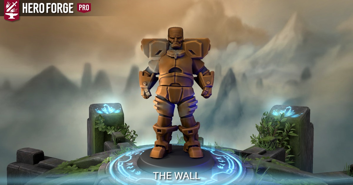 THE WALL - made with Hero Forge