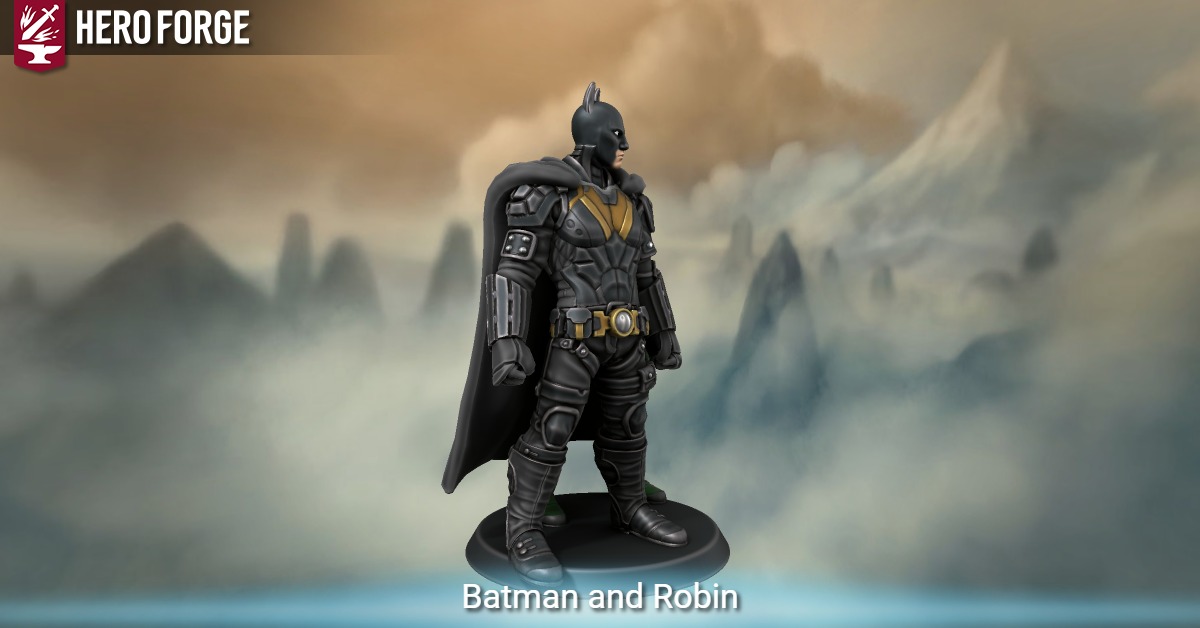 Batman and Robin - made with Hero Forge