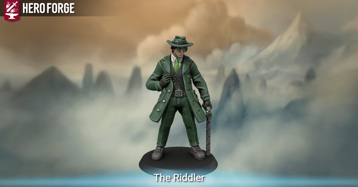 The Riddler - made with Hero Forge