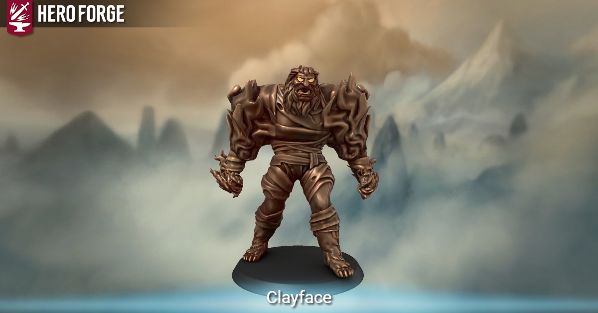 Clayface - made with Hero Forge
