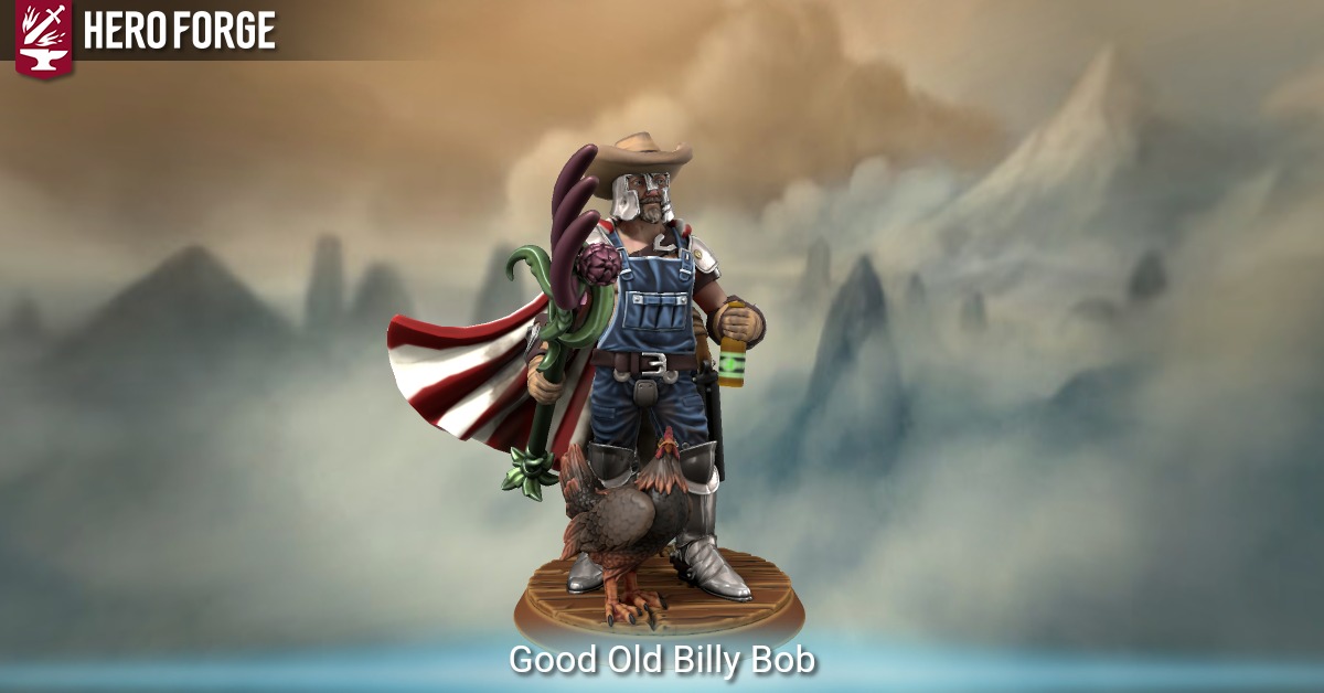 Good Old Billy Bob - made with Hero Forge