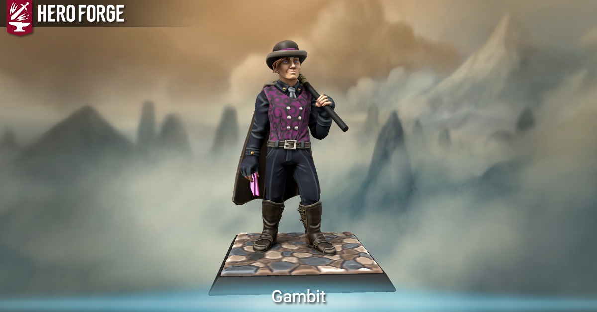 Gambit - made with Hero Forge