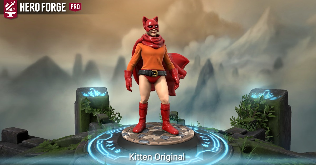 Kitten Original - made with Hero Forge