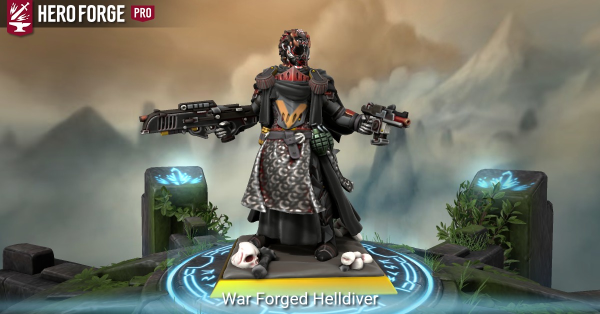 War Forged Helldiver - made with Hero Forge