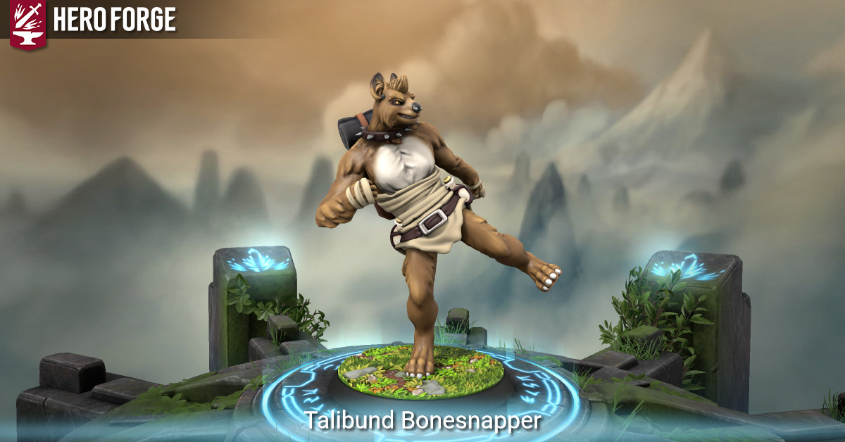 Talibund Bonesnapper - made with Hero Forge