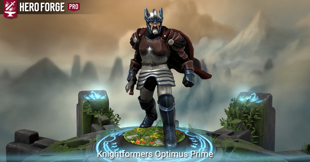 Knightformers Optimus Prime - made with Hero Forge