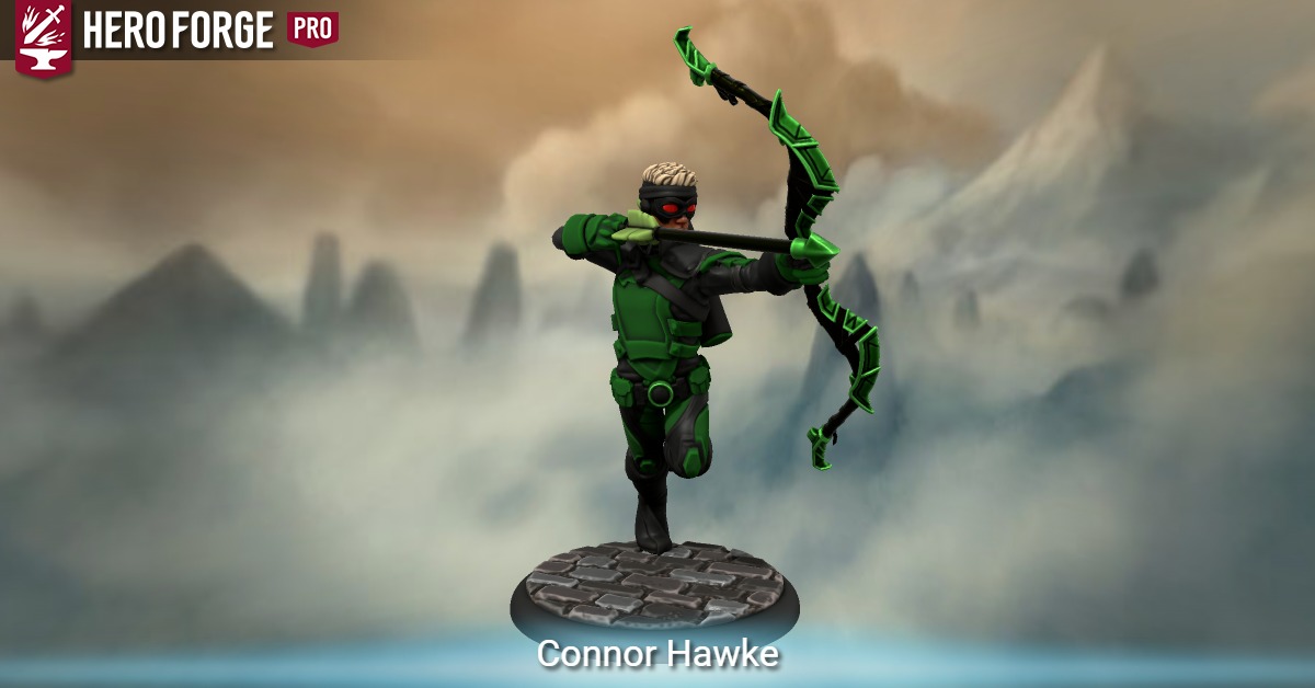 Connor Hawke - made with Hero Forge