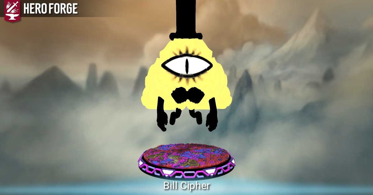 Bill Cipher - made with Hero Forge