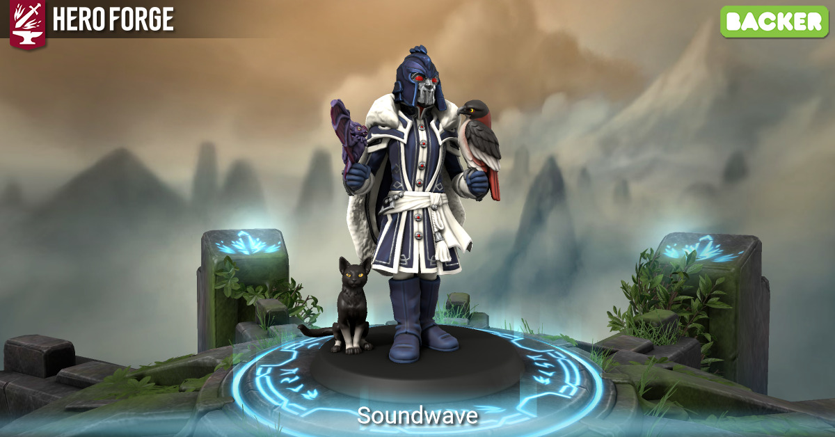 Soundwave - made with Hero Forge