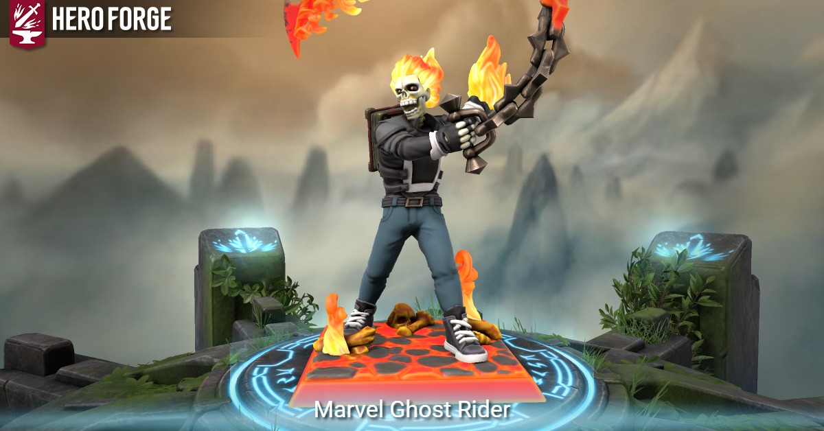 Marvel Ghost Rider - made with Hero Forge