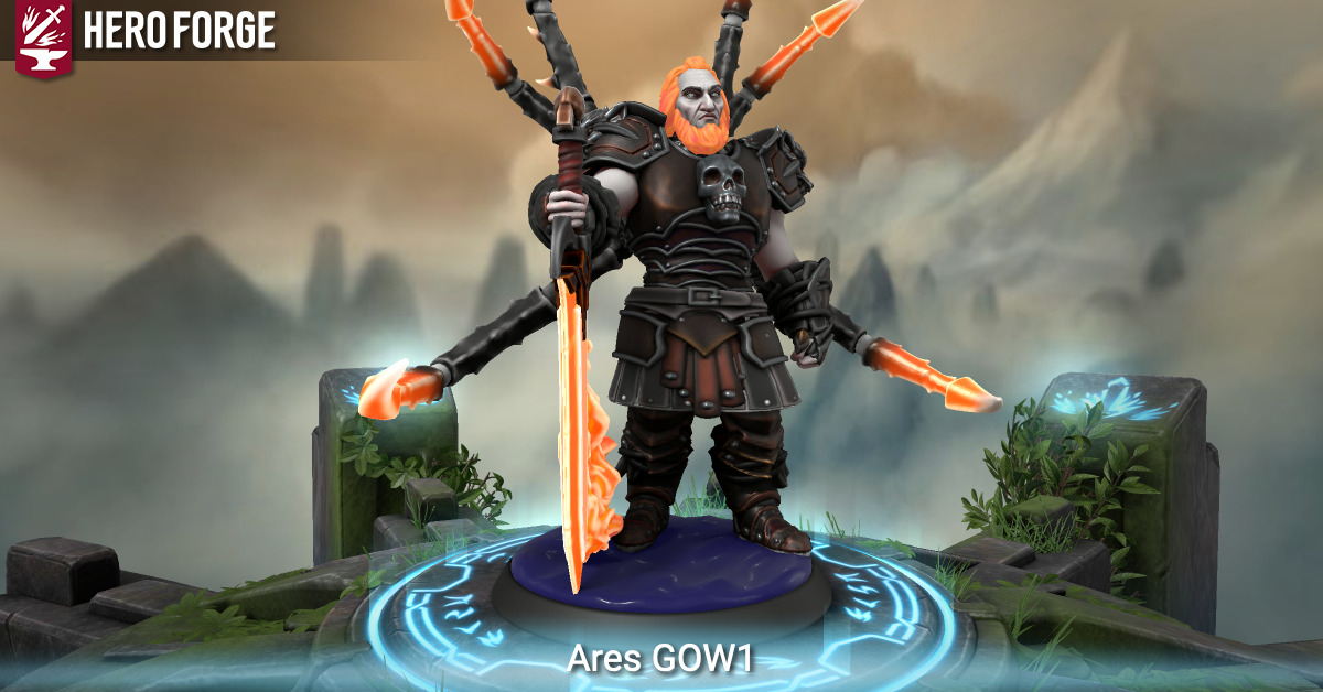 Ares GOW1 - made with Hero Forge