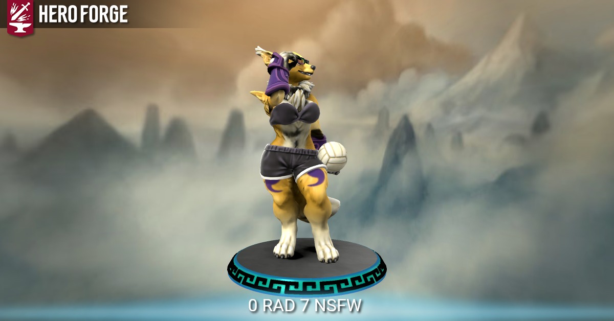 RAD 7 NSFW - made with Hero Forge