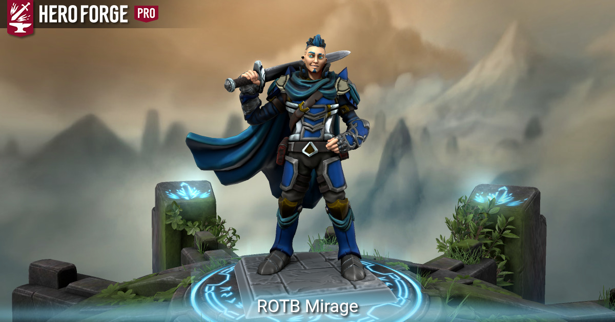 ROTB Mirage - made with Hero Forge